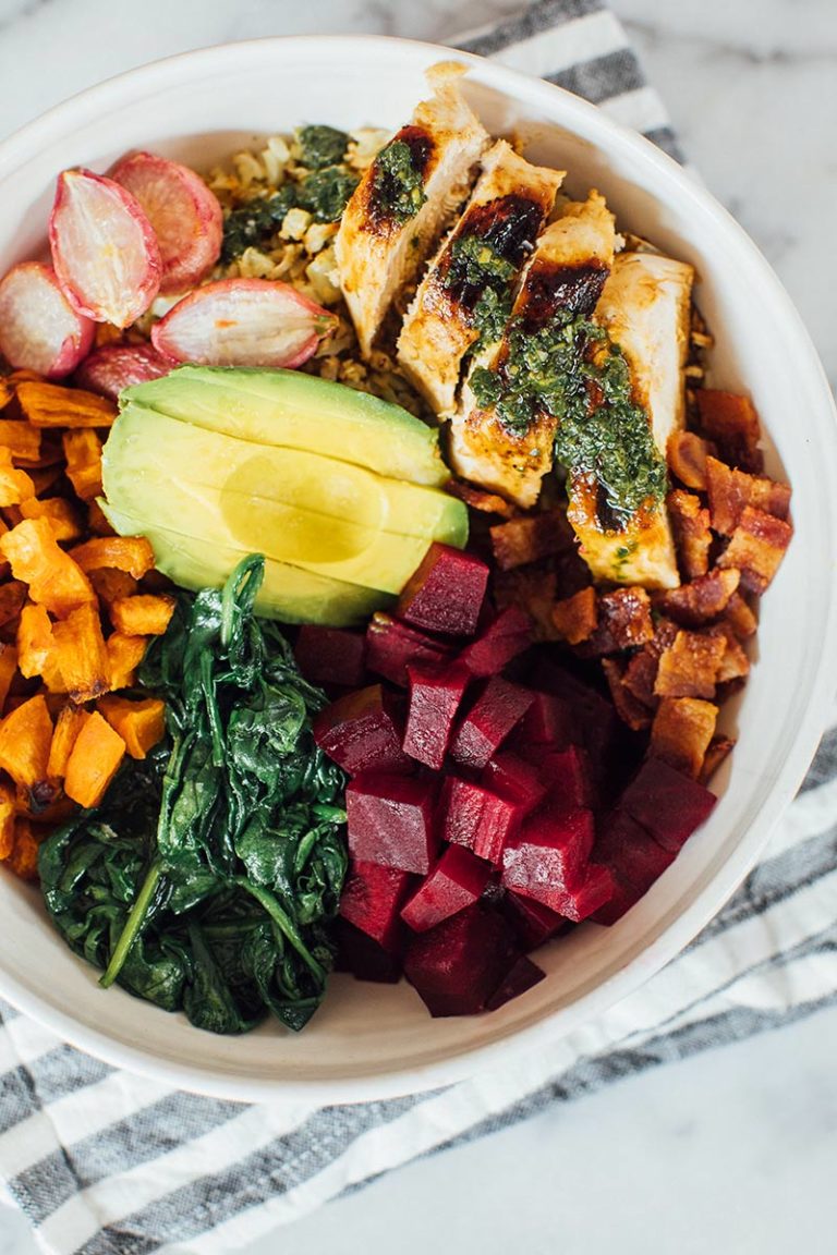 roasted cauliflower “rice” bowl – A House in the Hills