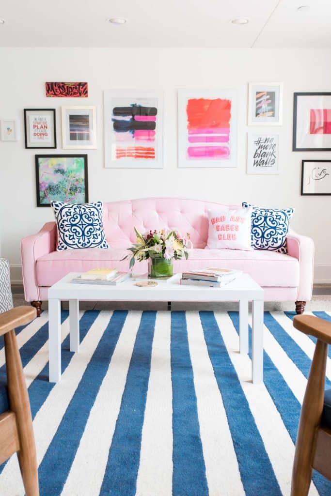 21 Blush Pink Sofas and Creative Ways to Decorate Them - A House in the ...