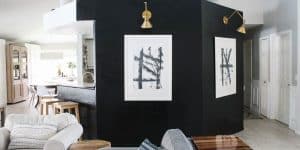 25 Ideas to Style a Room With Black Walls - A House in the Hills
