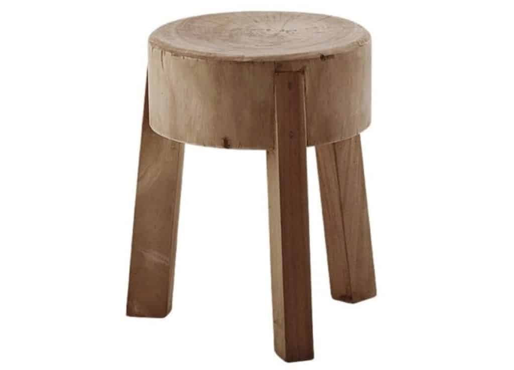 16 Best Rustic Wooden Stools for Your Kitchen and Bathroom - A House in ...