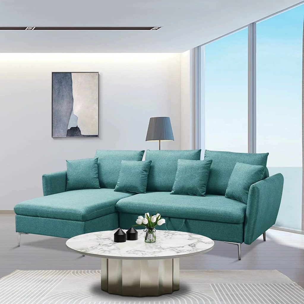 15 Best Green Sectional Sofas to Brighten Up Your Living Room - A House ...