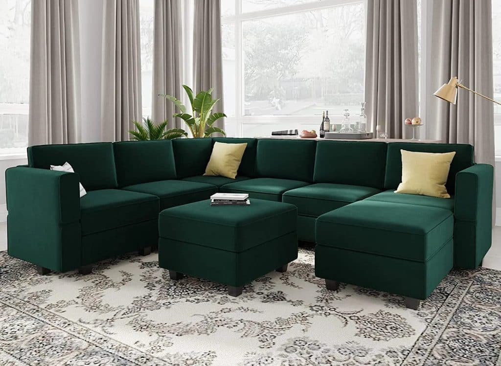 15 Best Green Sectional Sofas to Brighten Up Your Living Room - A House ...