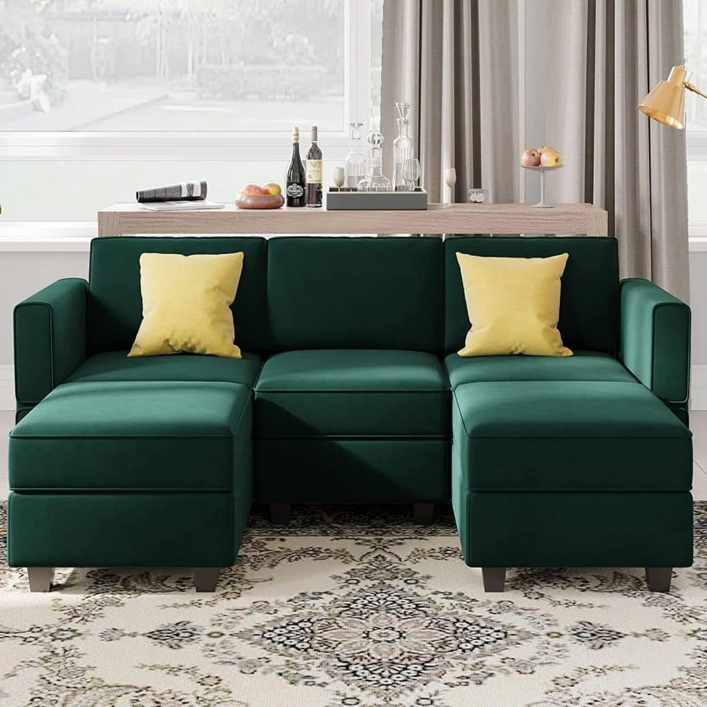15 Best Green Sectional Sofas to Brighten Up Your Living Room - A House ...