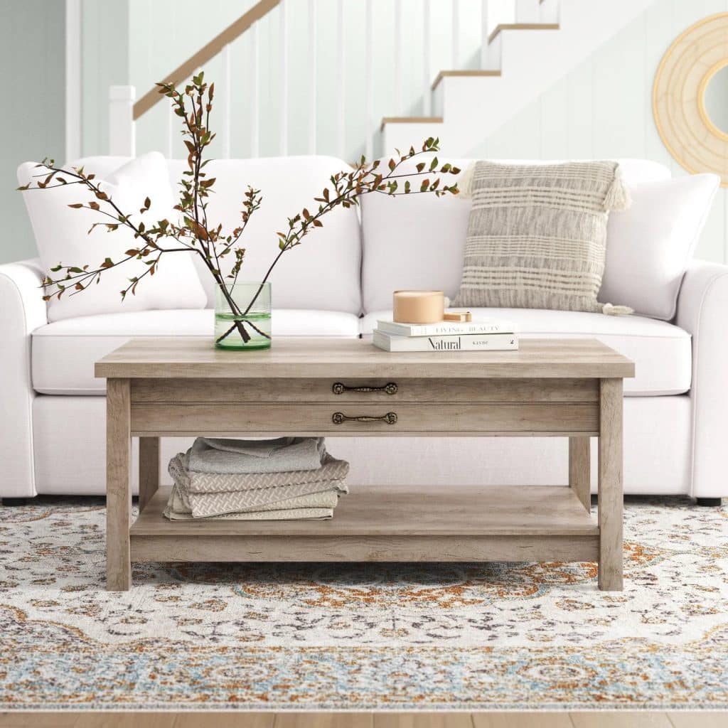 21 Coastal Coffee Tables to Uplift Your Beach Home's Living Room - A ...