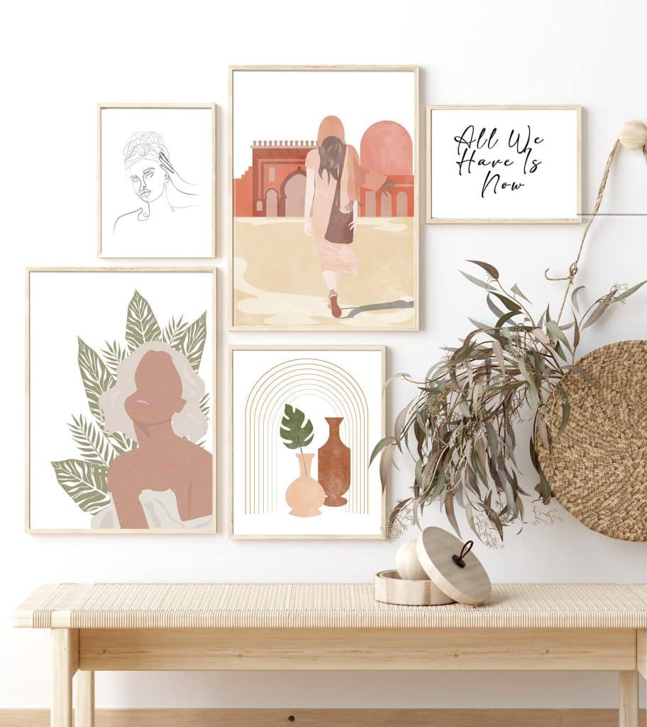 17 Aesthetic Gallery Wall Ideas for Your Home - A House in the Hills