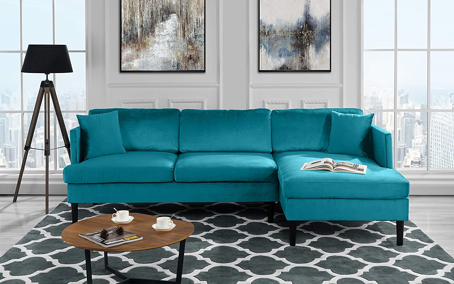 15 Comfortable Modern Farmhouse Sectional Sofas for Your Living Room - A House in the Hills