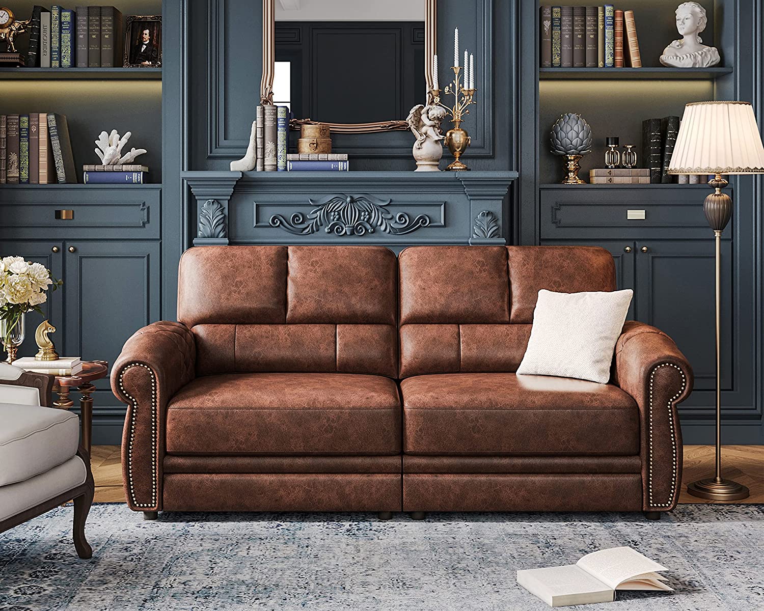 15 Stunning Brown Leather Sofas You'll Fall in Love With - A House in the Hills