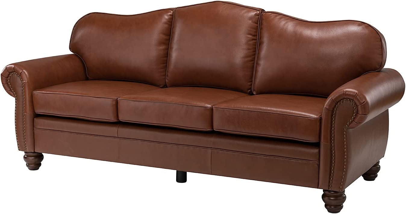 15 Stunning Brown Leather Sofas You'll Fall in Love With - A House in ...