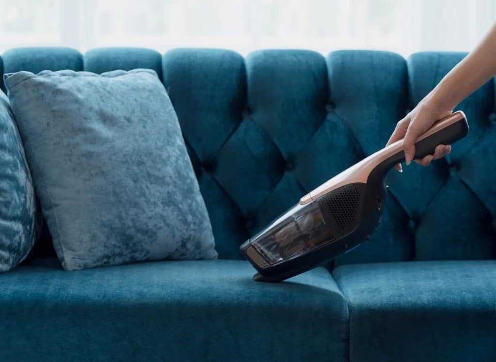 How to Address Potential Stains or Spills on a Blue Velvet Sofa - A ...