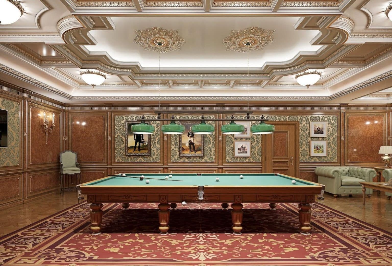 10 Beautiful Billiard Rooms Where You Can Play in Style - A House in ...