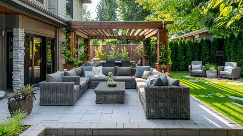 11 Decoration Ideas for Large Patios - A House in the Hills