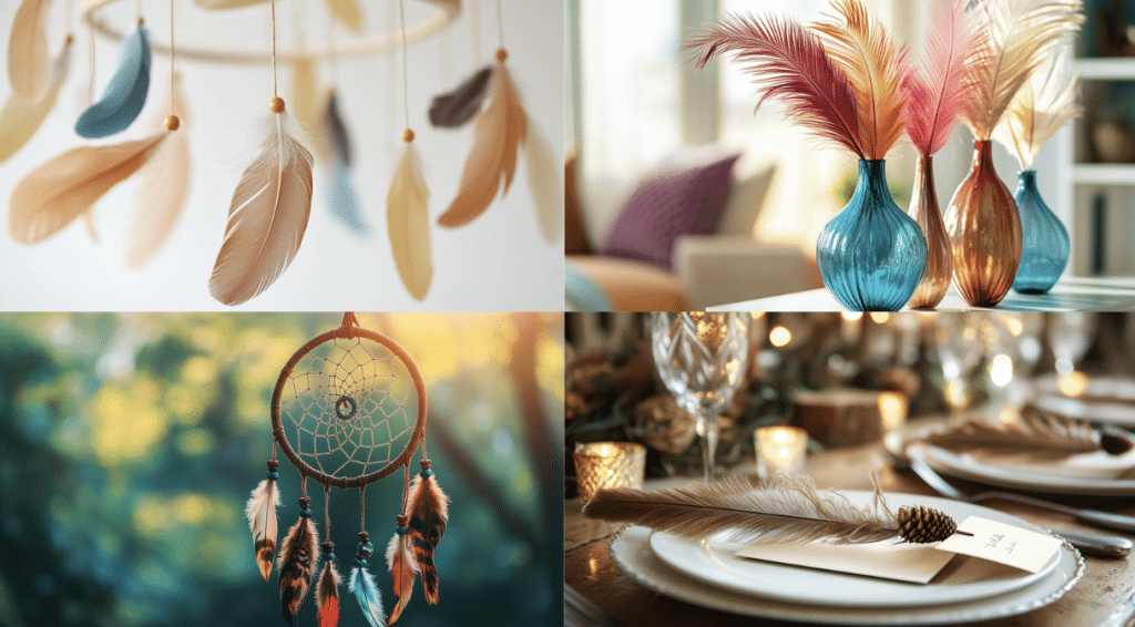 16 Creative Feather Decoration Ideas You'll Love - A House in the Hills