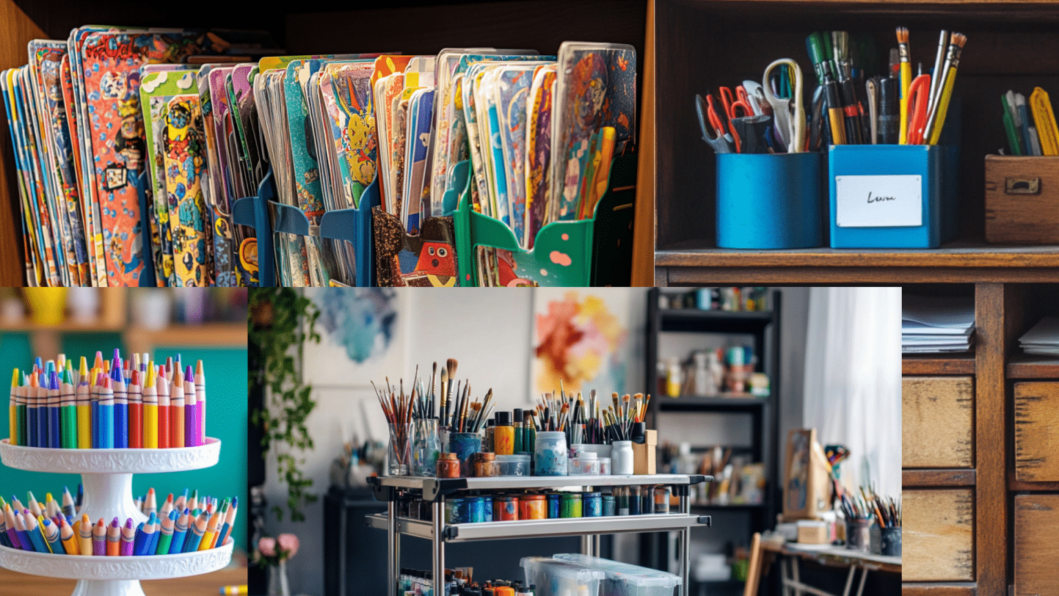 47 Easy Kids Craft Storage Ideas - A House in the Hills