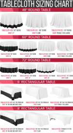Sizing Guide for Tablecloths and Table Runners - A House in the Hills