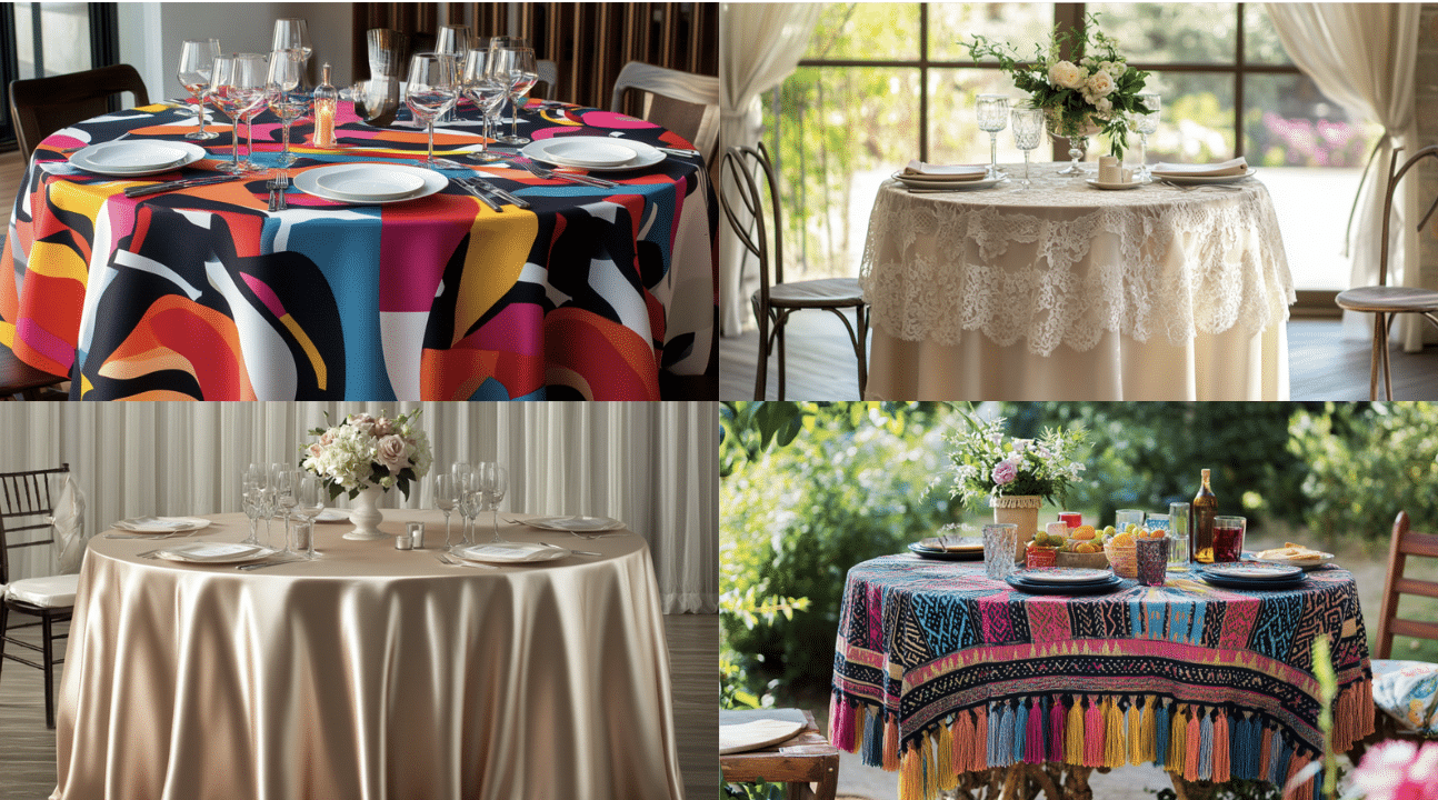 20 Ways to Style Round Tablecloths - A House in the Hills