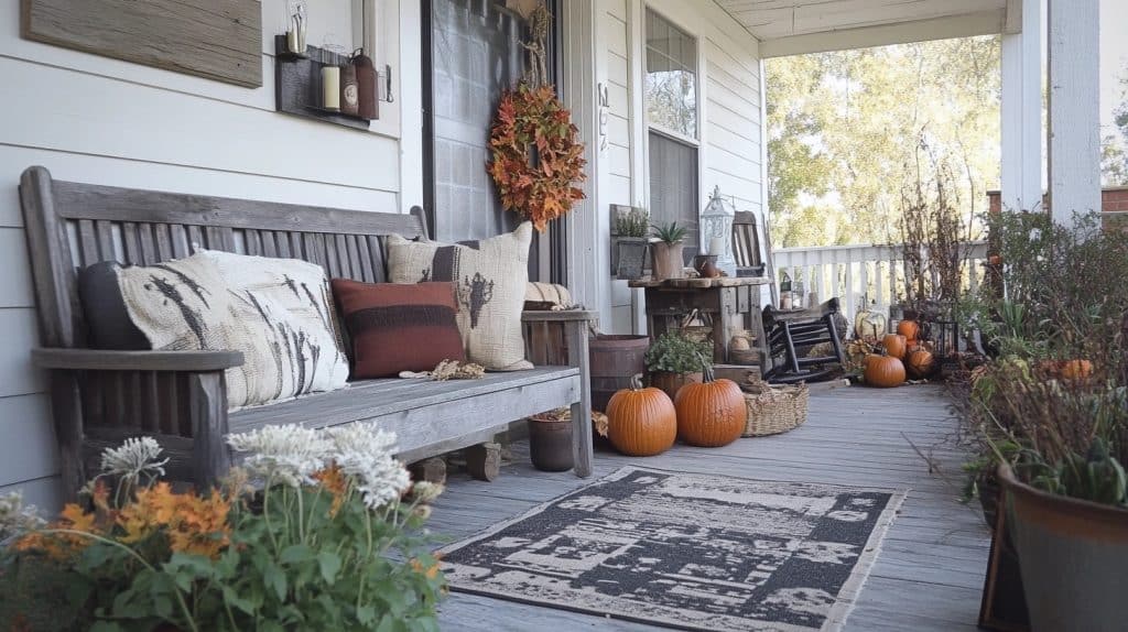 33 Creative Ideas for a Farmhouse Fall Porch Makeover - A House in the ...