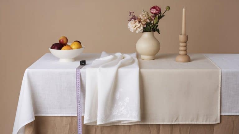 Sizing Guide for Tablecloths and Table Runners - A House in the Hills