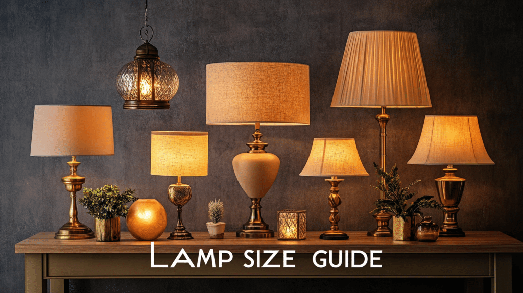 How to Choose the Right Size Table Lamp - A House in the Hills