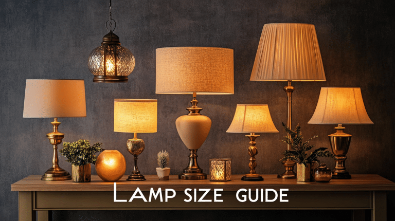 How to Choose the Right Size Table Lamp - A House in the Hills