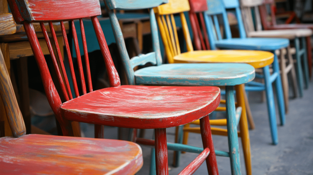 The Art of Painting Wooden Chairs: A Complete Guide - A House in the Hills