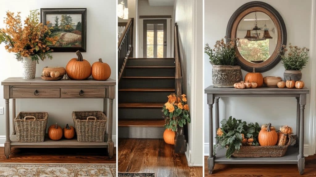 40 Creative Ideas for Your Fall Entryway Table - A House in the Hills