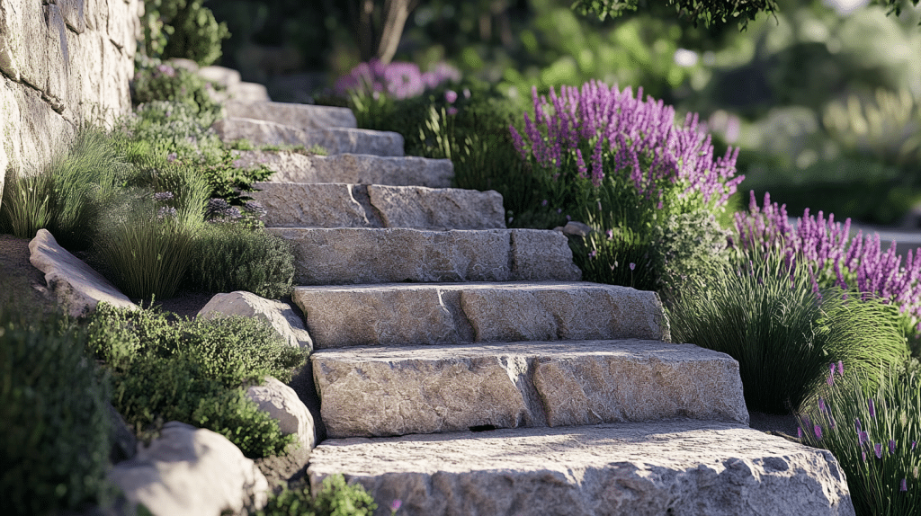 A DIY Guide to Build Natural Stone Steps - A House in the Hills