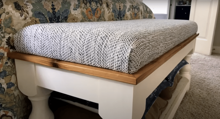 How to Make Budget-Friendly DIY Bench Cushion - A House in the Hills