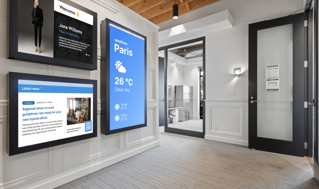 Tips for Effective Digital Signage in Offices - A House in the Hills