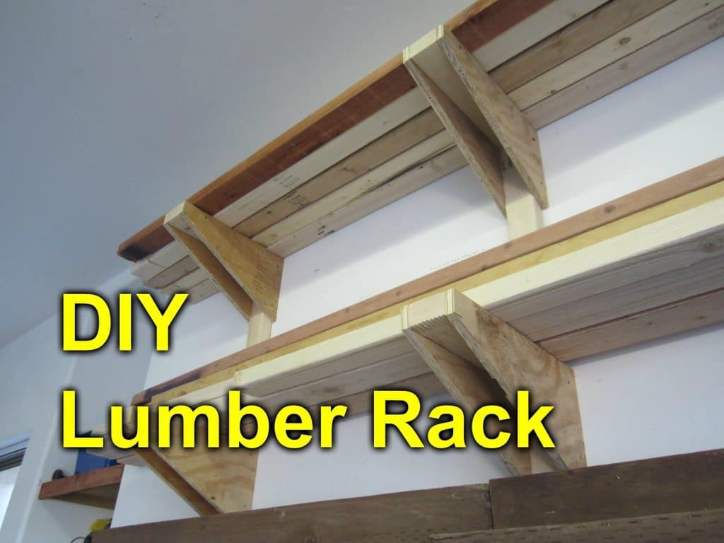 7 Easy Steps to Make DIY Lumber Rack - A House in the Hills