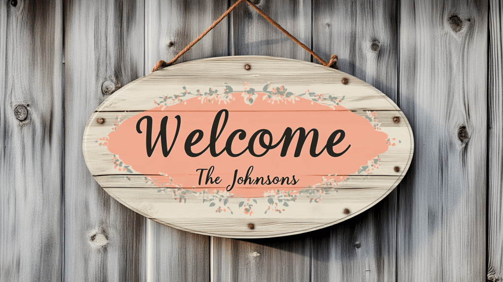 Designing Your Perfect DIY Welcome Sign - A House in the Hills