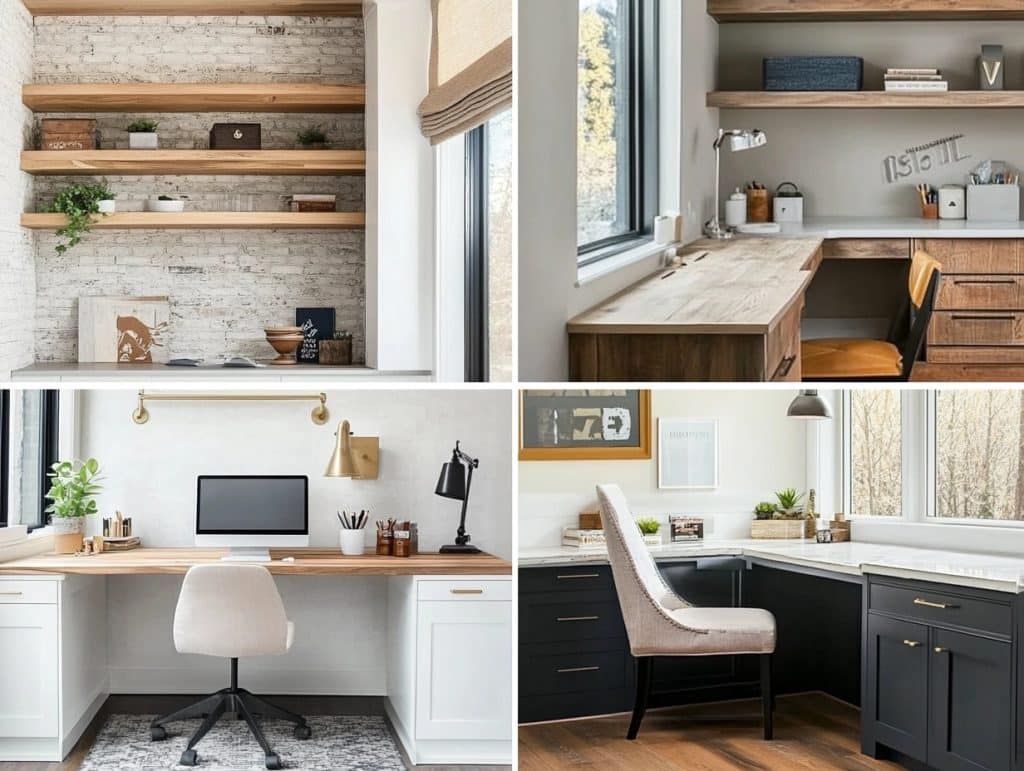 25 Stylish Built-In Desk Designs to Inspire You - A House in the Hills