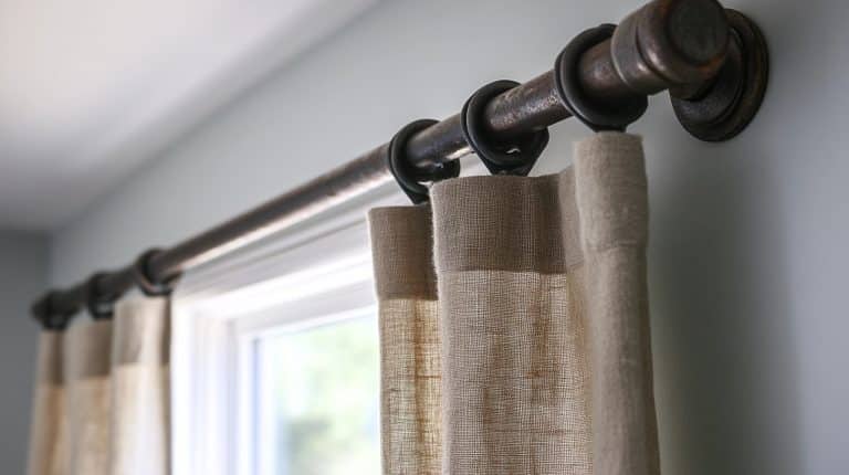 Easy DIY Curtain Rods: Materials and Instructions - A House in the Hills