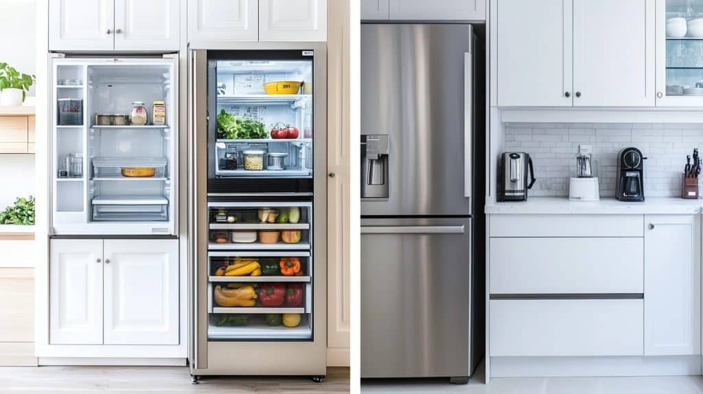 Choosing the Right Fridge: Built-in or Counter Depth - A House in the Hills