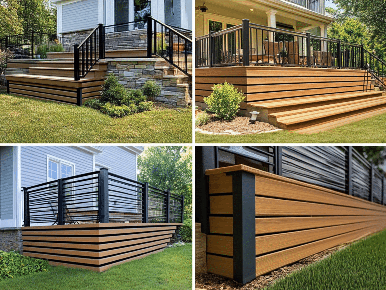 Horizontal Deck Skirting Installation Guide: Ideas and Tips - A House ...