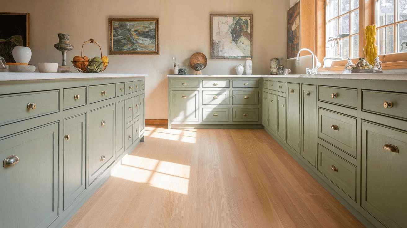 The Best Green Shades for Your Kitchen Cabinets - A House in the Hills