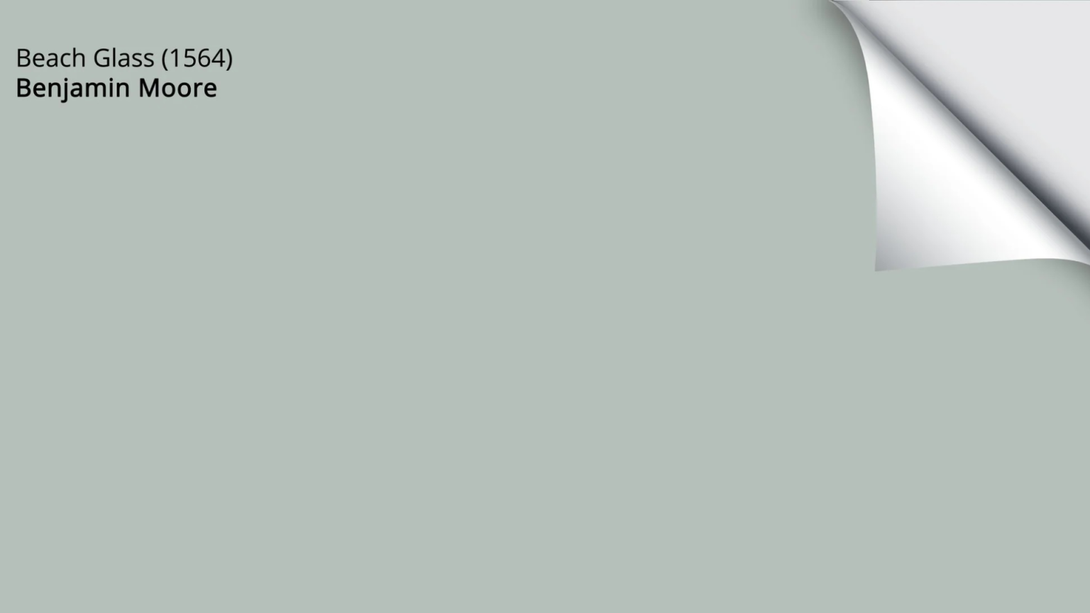 Reviewing Benjamin Moore Beach Glass (1564) - A House in the Hills