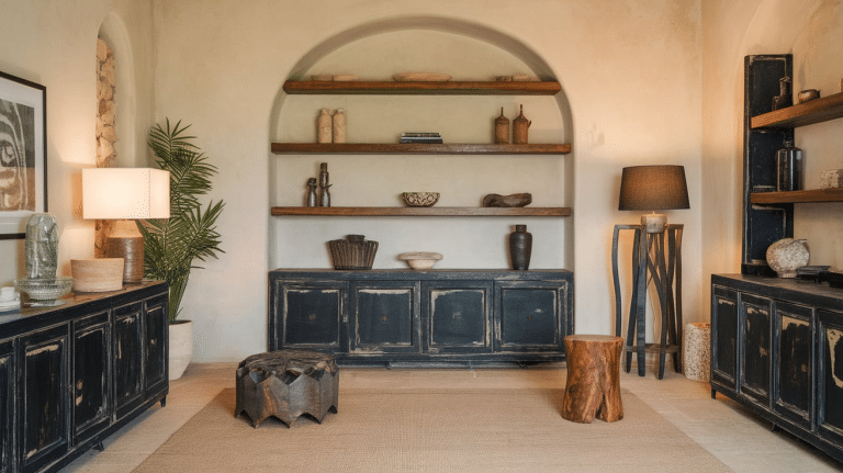 How to Achieve the Perfect Distressed Black Paint Finish? - A House in ...