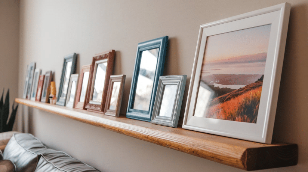 How to Build a DIY Picture Ledge for Your Home - A House in the Hills