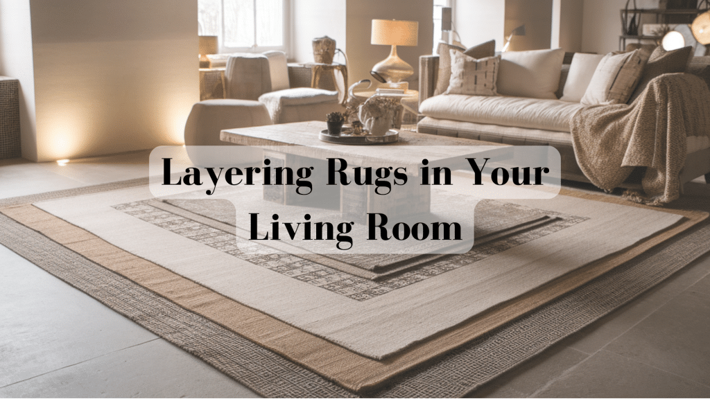 How to Layer Rugs in Your Living Room? - A House in the Hills