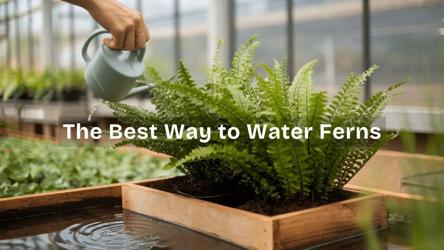 5 Best Ways to Water Ferns - A House in the Hills