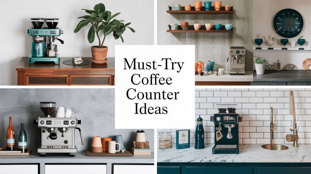 13 Must-Try Coffee Counter Ideas for Your Home - A House in the Hills