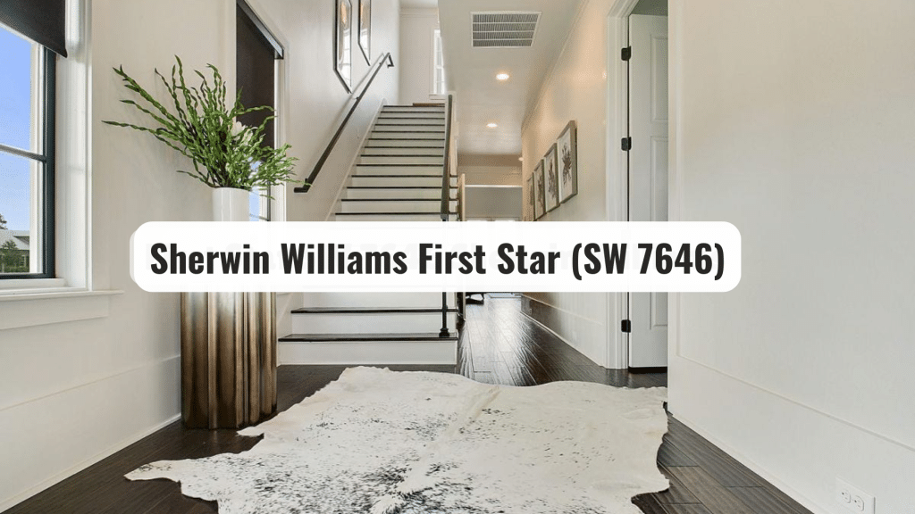 Reviewing Sherwin Williams First Star (SW 7646) - A House in the Hills