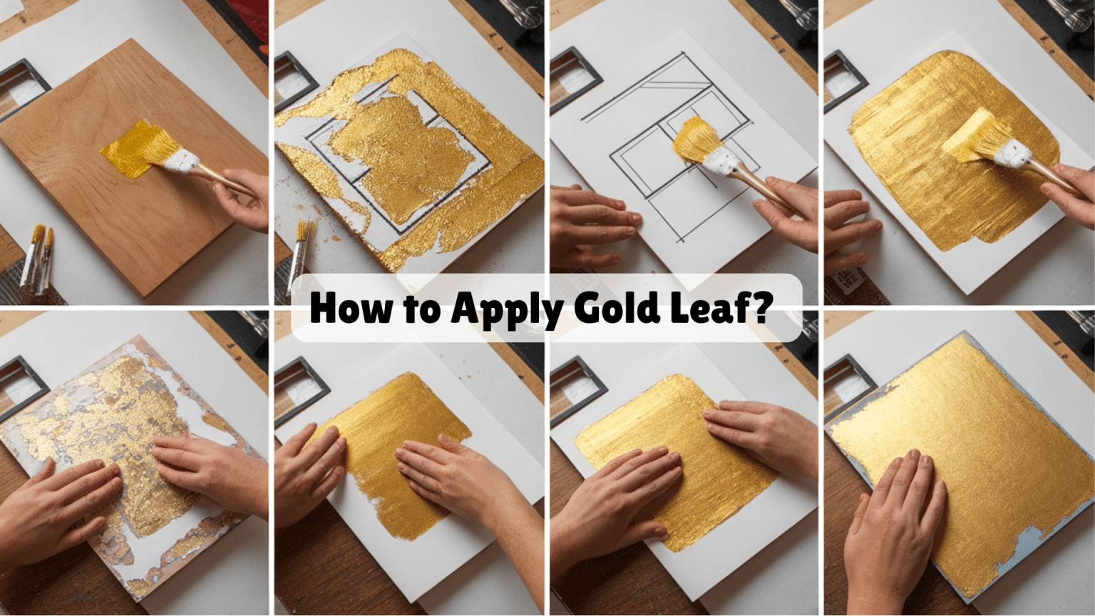 How to Apply Gold Leaf? - A House in the Hills
