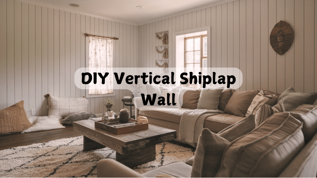 DIY Vertical Shiplap Wall: A Step-by-Step Guide - A House in the Hills