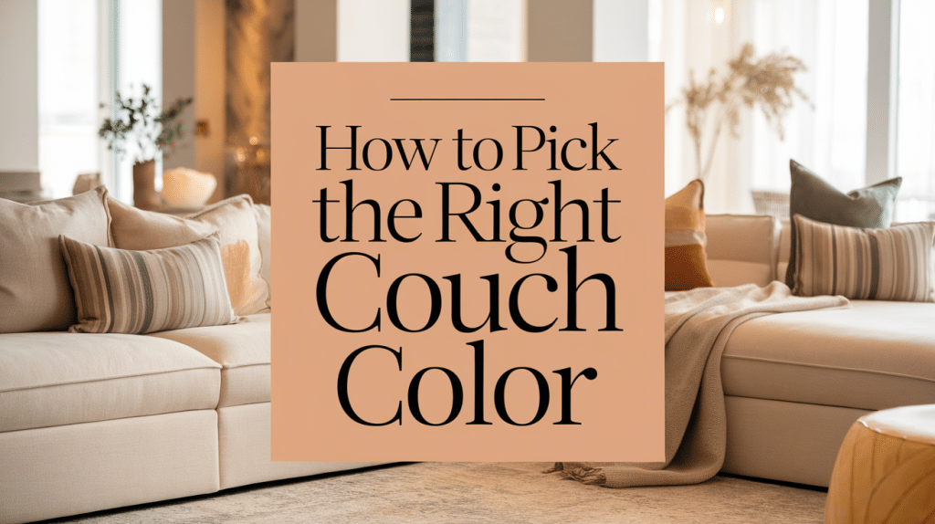 How to Pick the Right Couch Color - A House in the Hills