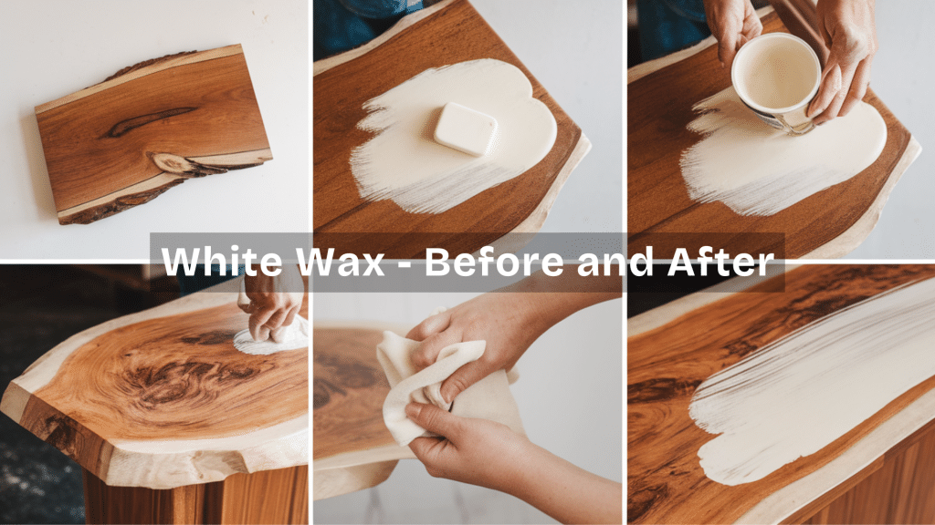 White Wax Before and After: Furniture Makeover Guide - A House in the Hills