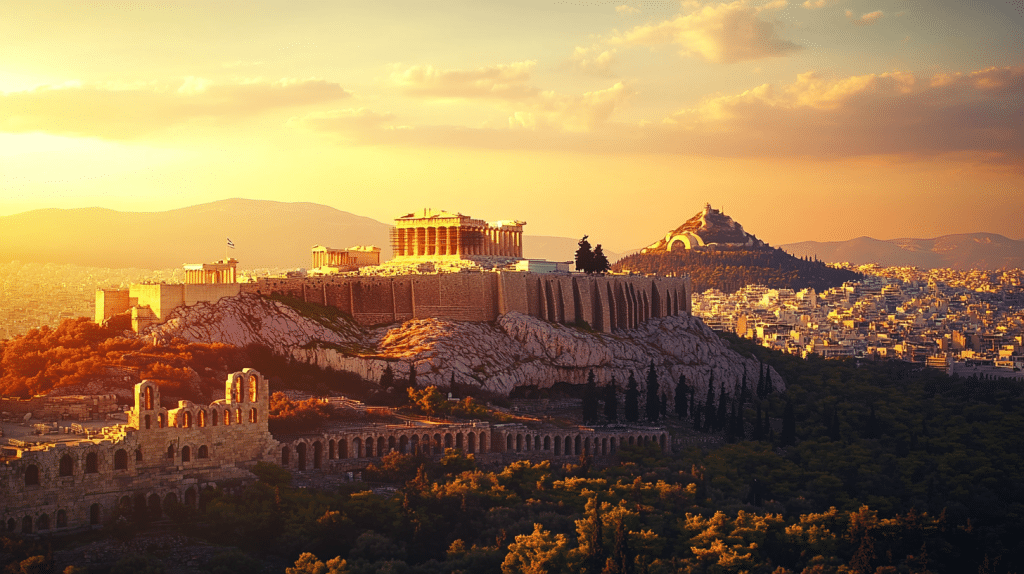 19 Famous Greek Buildings Through Time - A House in the Hills