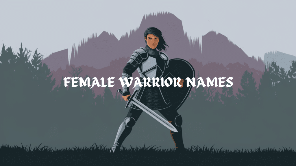 211 Strong Female Warrior Names - A House in the Hills