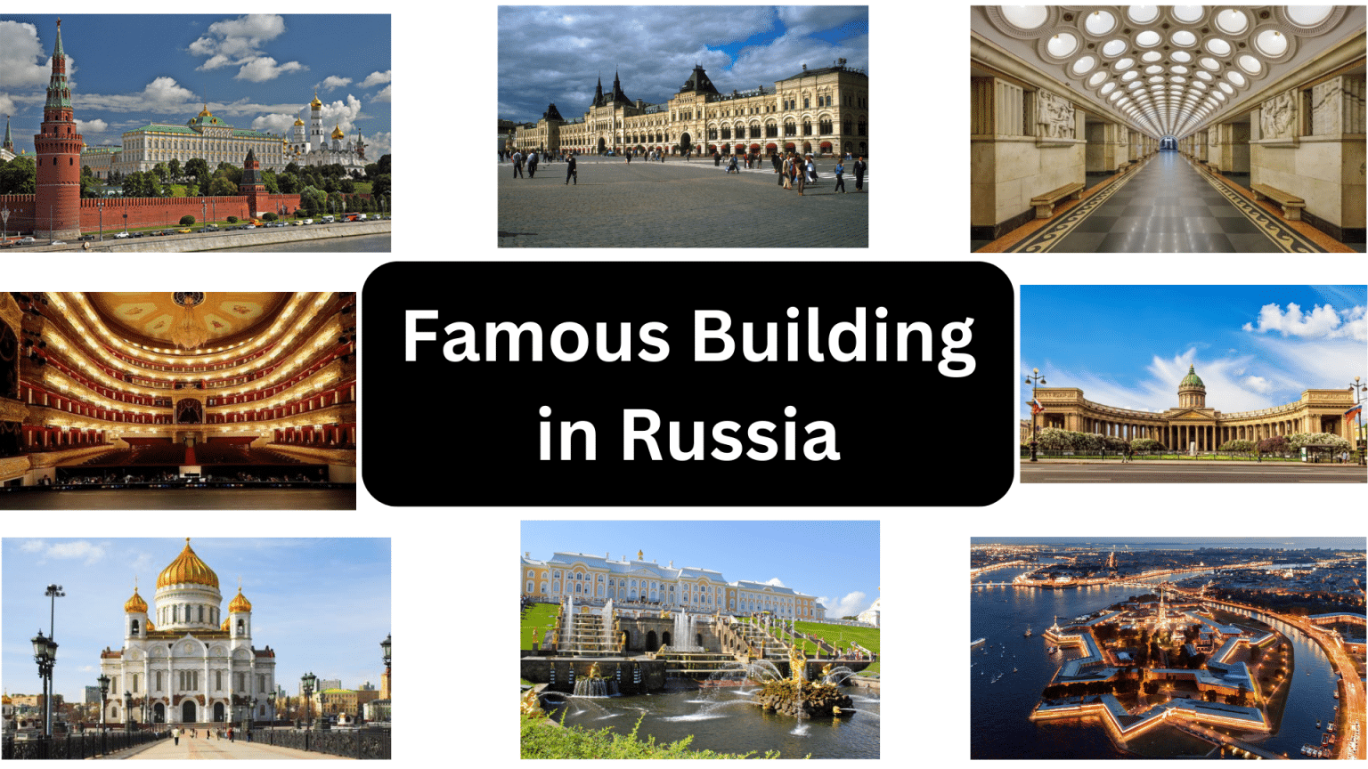 13 Famous Building in Russia: Must-See Architectural Wonders - A House ...