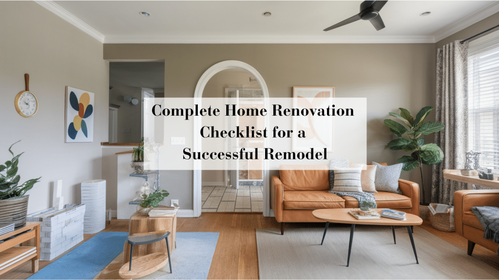 Complete Home Renovation Checklist for a Successful Remodel - A House ...